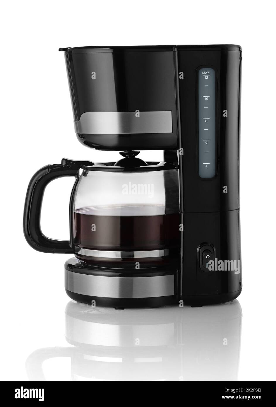 Coffee Maker isolated on white Stock Photo - Alamy