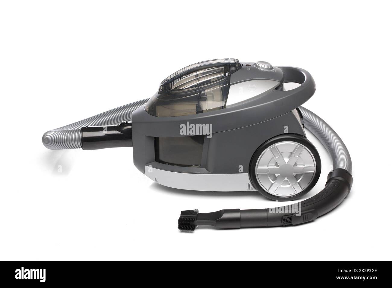 Vacuum cleaner isolated on white Stock Photo - Alamy