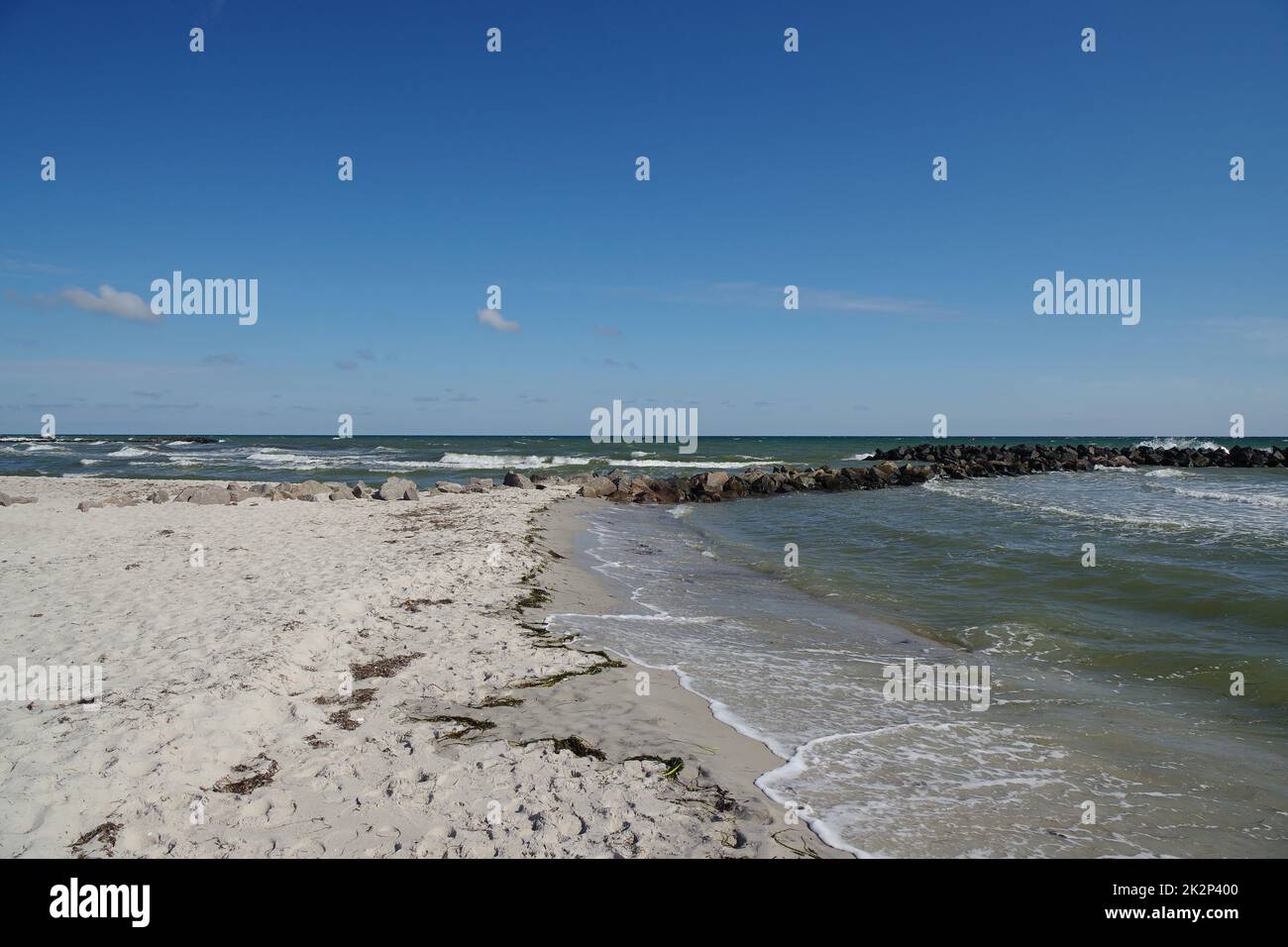 On the beach, baltic Sea, sea bridge, SchÃ¶nberger Strand, SchÃ¶nberg ...