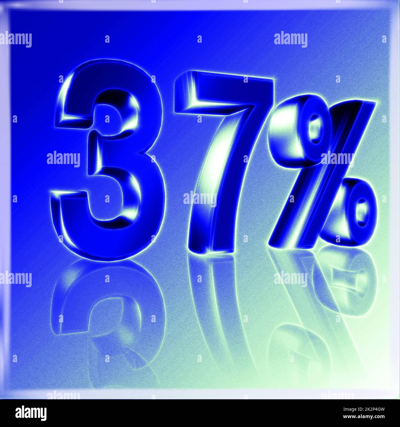 3d number 37 hi-res stock photography and images - Alamy