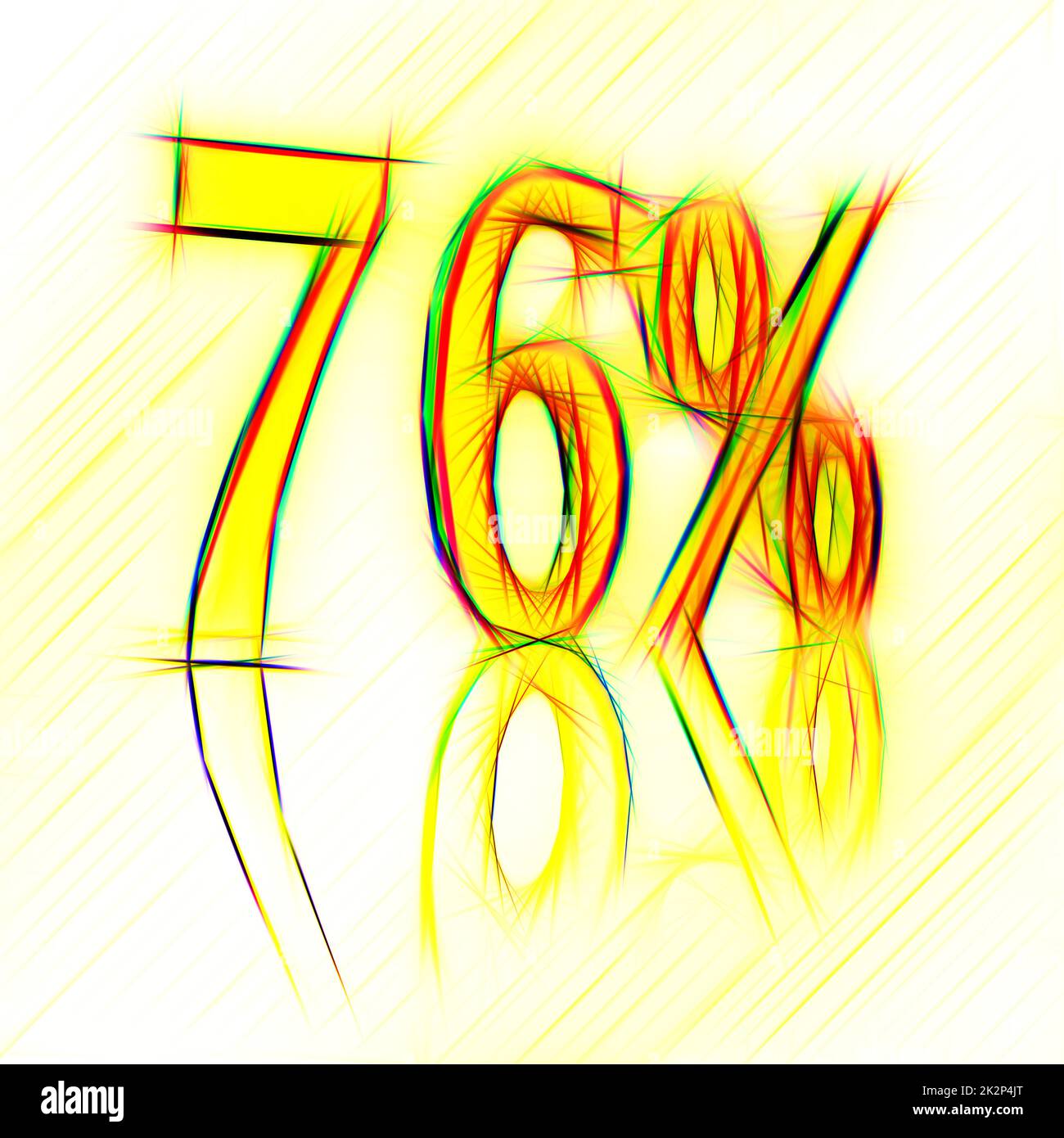 3d number 76 hi-res stock photography and images - Alamy