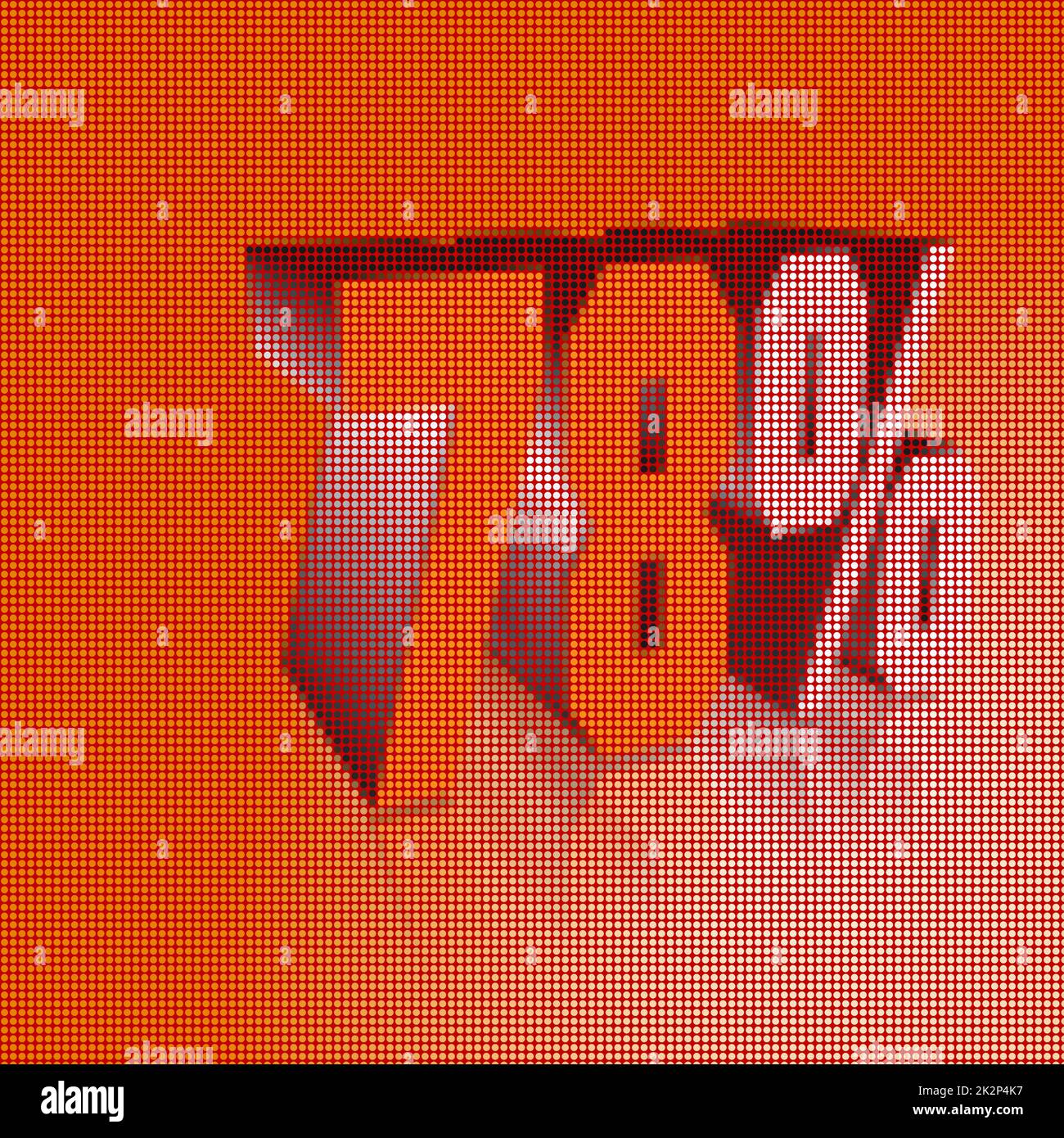 78%, 78 percent as a 3D illustration, 3D rendering Stock Photo - Alamy