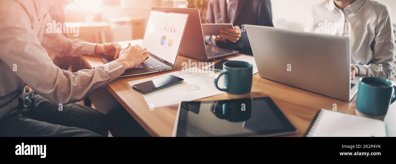 Group of young people working in the office Stock Photo - Alamy