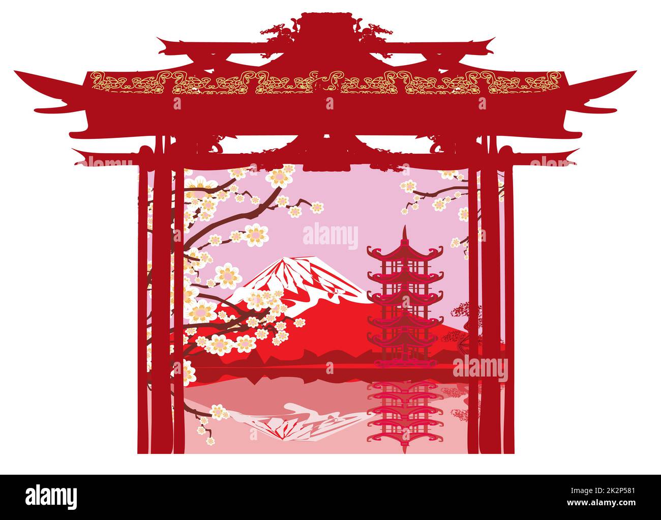 East asian landscape Cut Out Stock Images & Pictures - Alamy