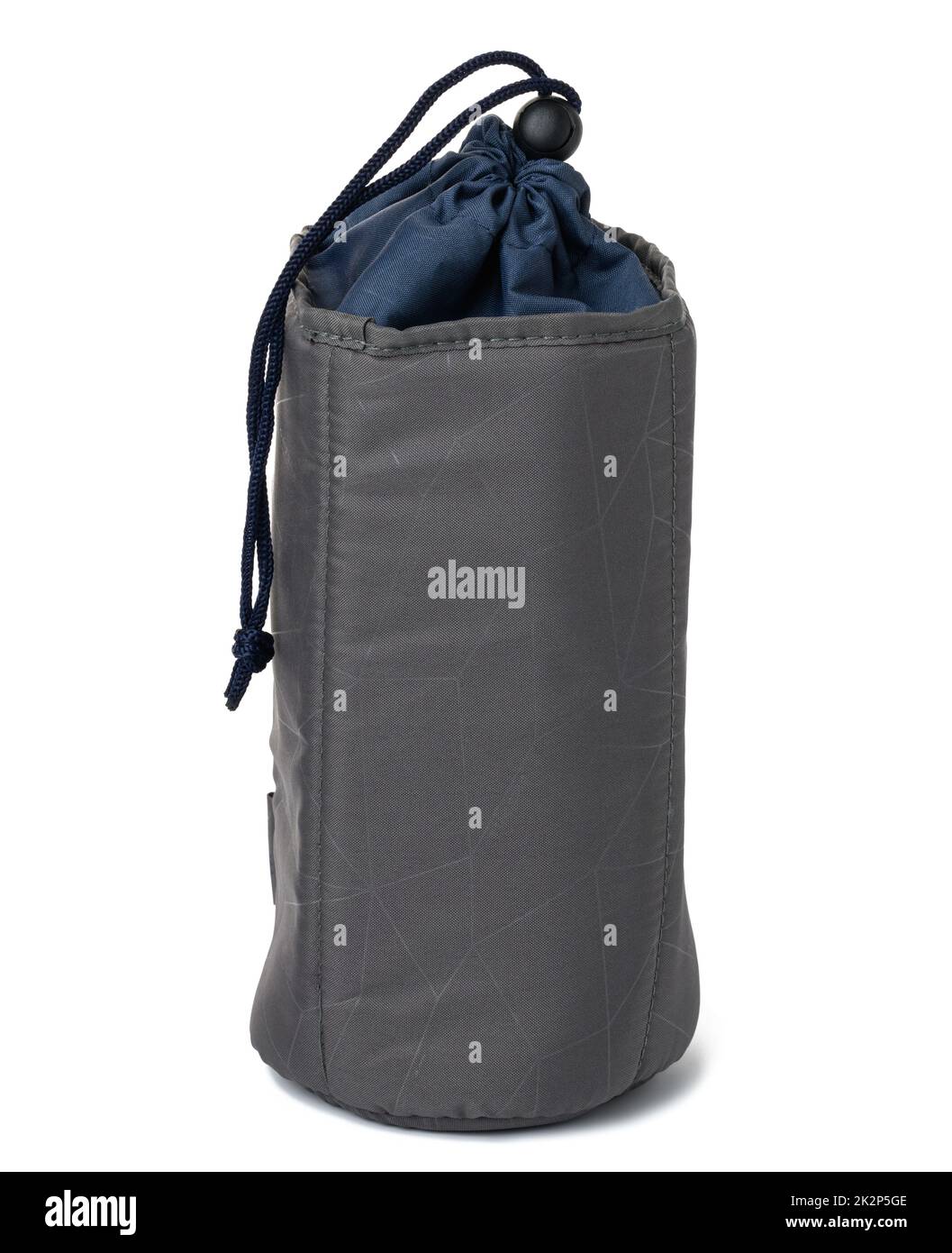 textile case for optics and lenses from the camera on a white isolated ...