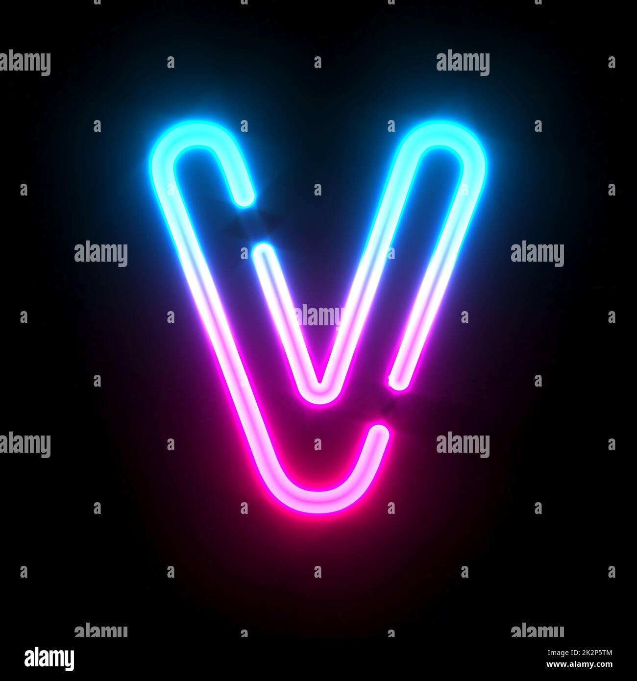 Blue pink glowing neon tube font Letter V 3D Stock Photo - Alamy Blue pink glowing neon tube font Letter V 3D Stock Photo - Alamy