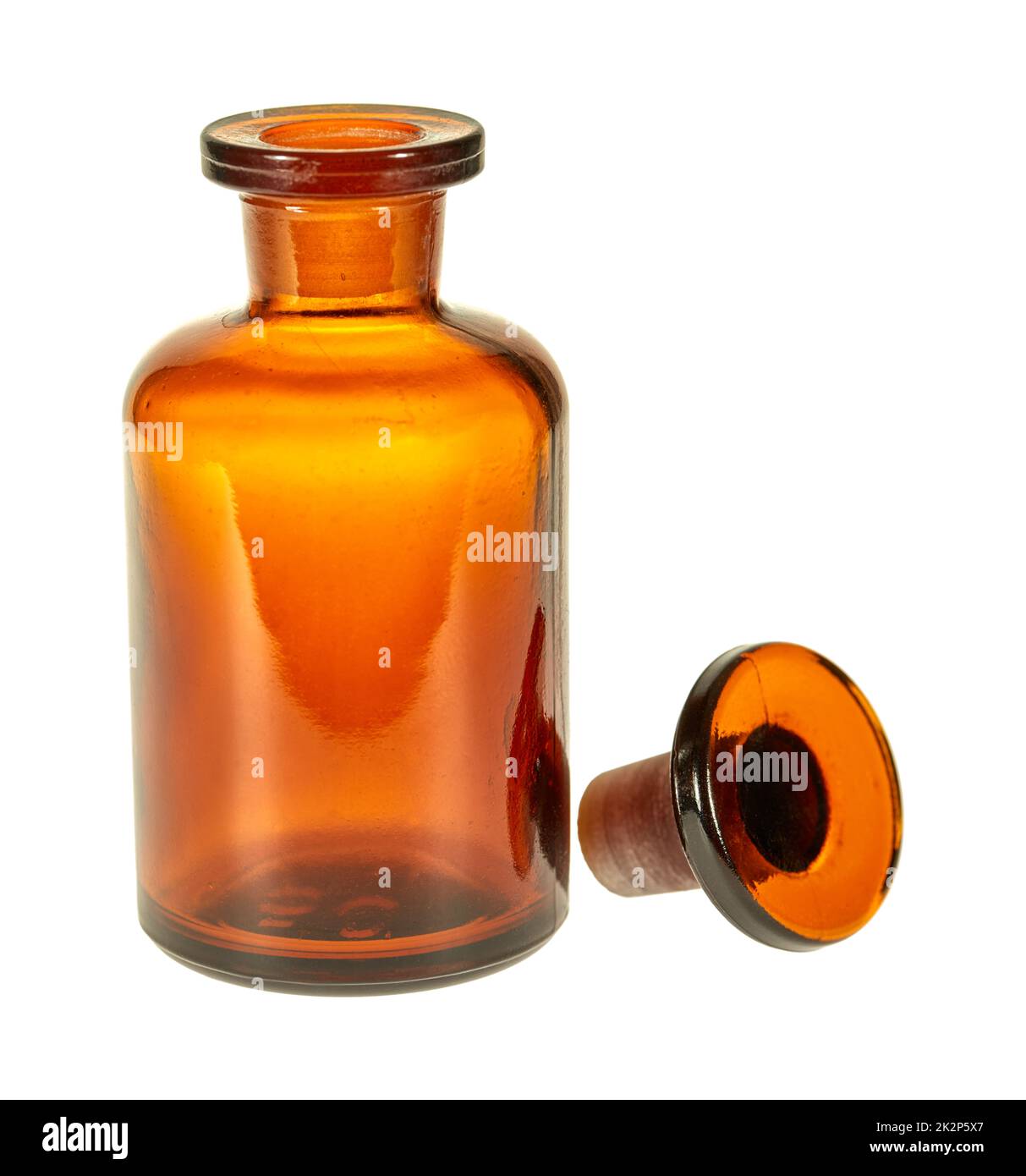Round chemical bottle Cut Out Stock Images & Pictures - Alamy