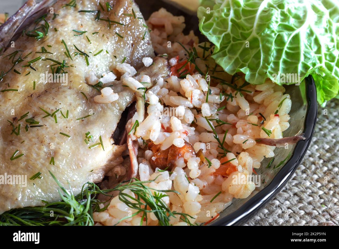 Duck with rice hi-res stock photography and images - Alamy
