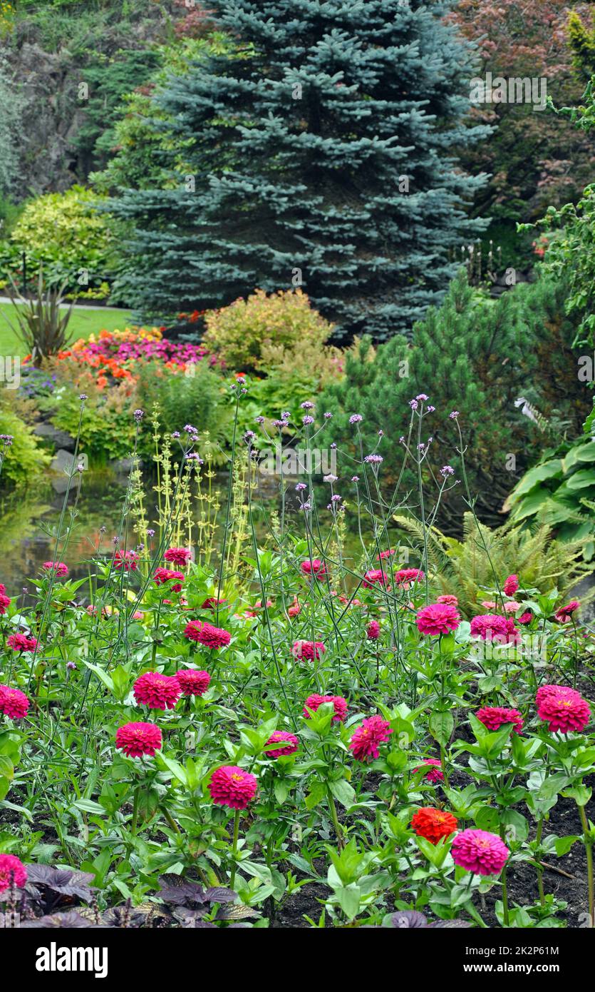 Colorful botanical garden Stock Photo - Alamy