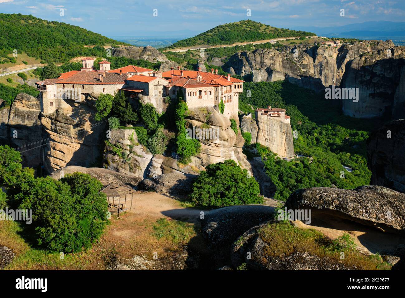Monasteries of Meteora, Greece Stock Photo - Alamy