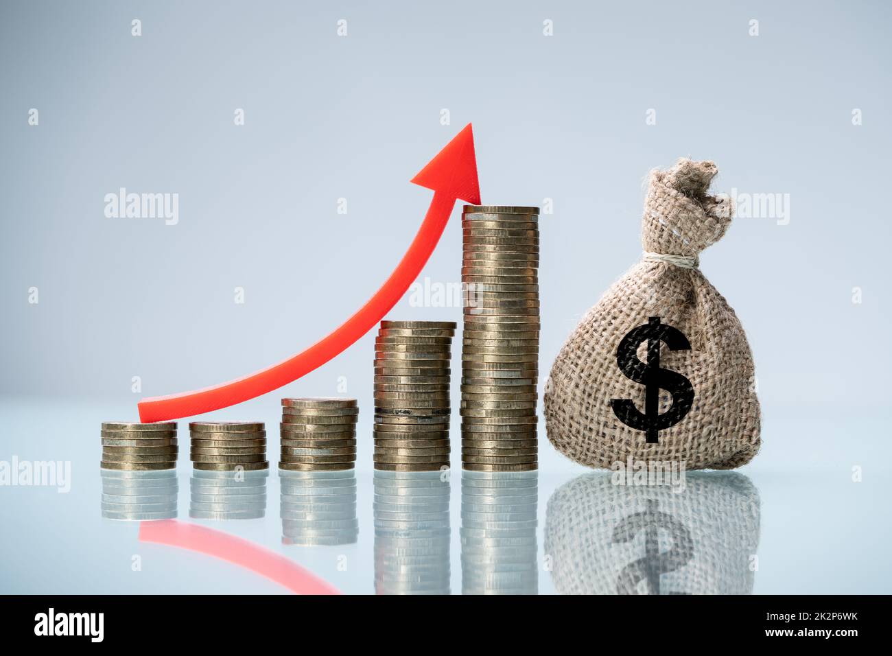 Inflation And Capital Gain. Tax Increase Stock Photo - Alamy