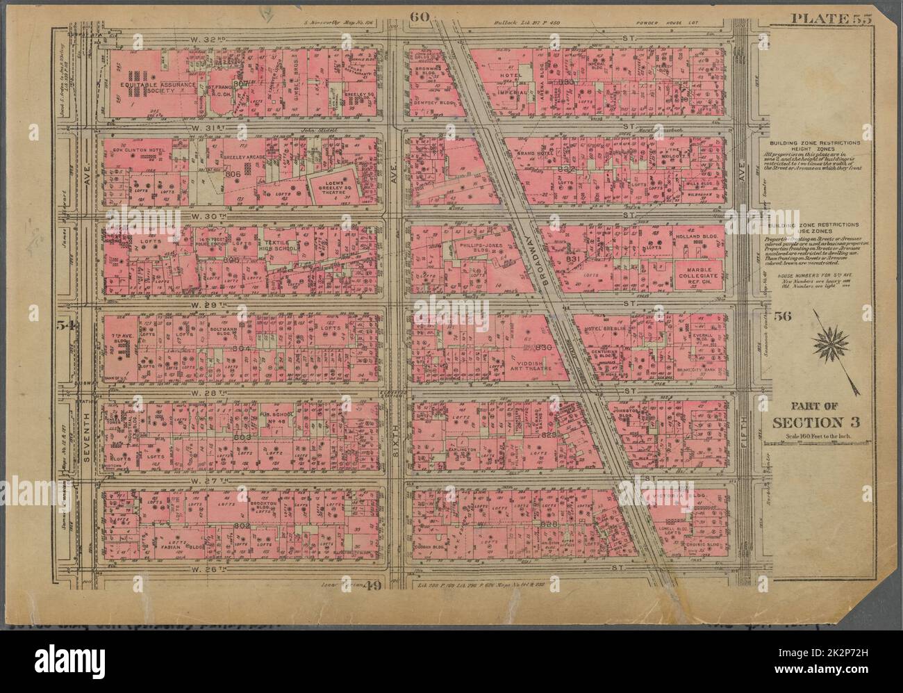 Manhattan map 1930 hi-res stock photography and images - Alamy