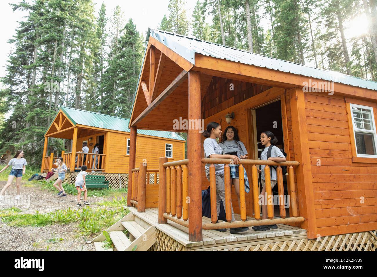 Camping in cabin hi-res stock photography and images - Alamy