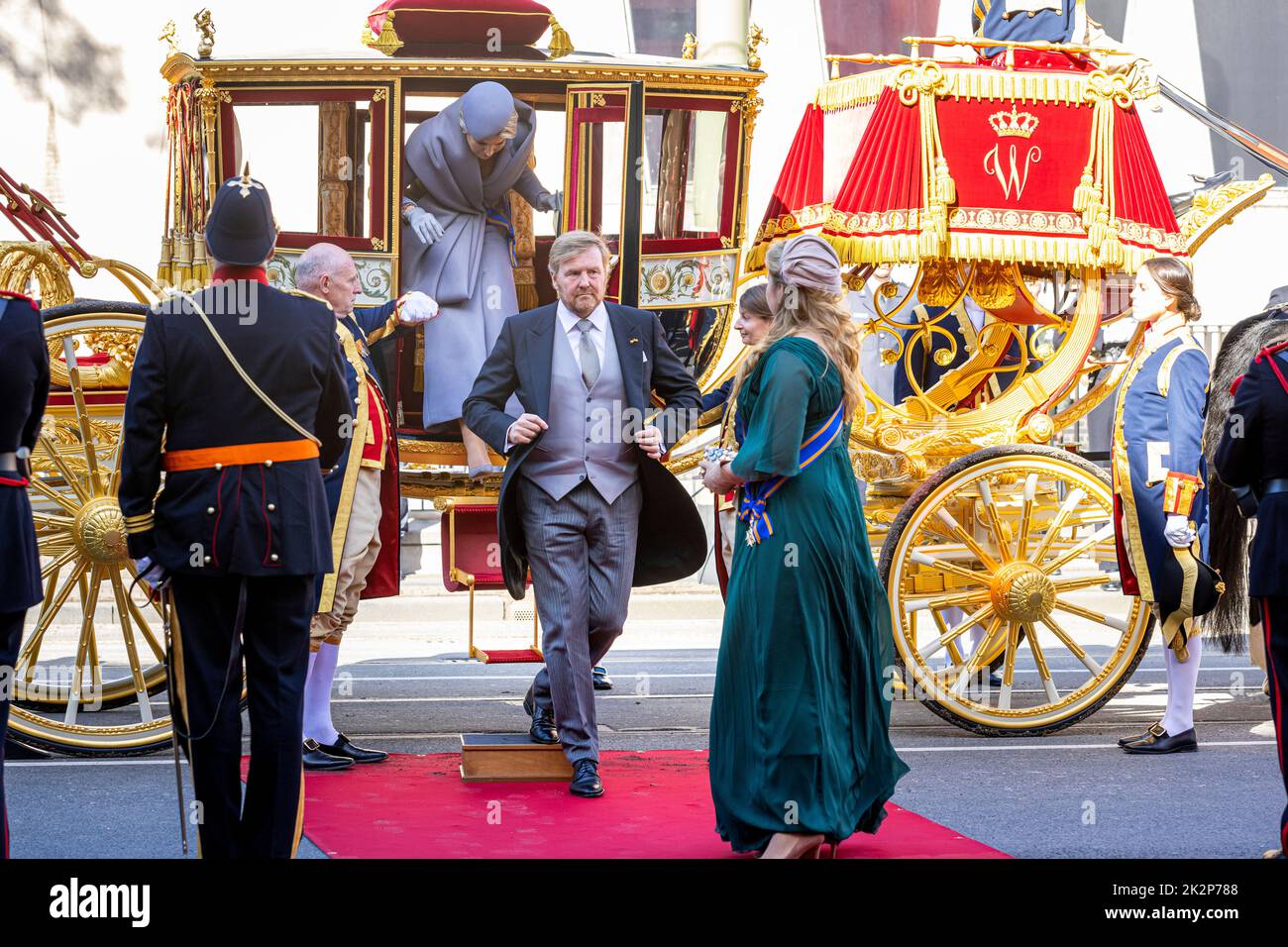 THE HAGUE - King Willem-Alexander, Queen Maxima, Princess Amalia ...