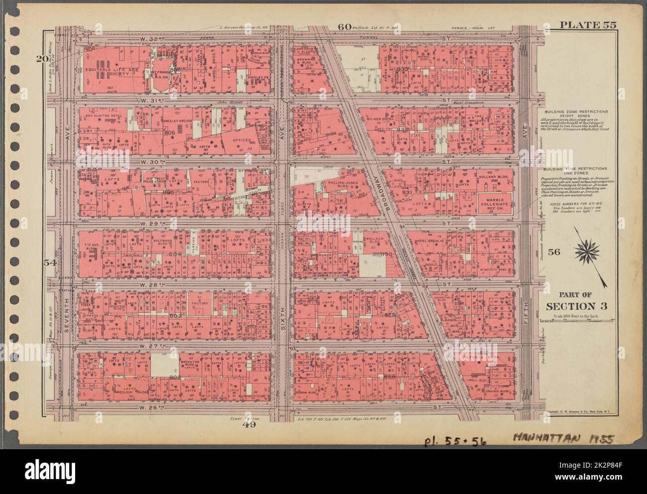 Cartographic, Maps. 1955 - 1956. Lionel Pincus and Princess Firyal Map ...