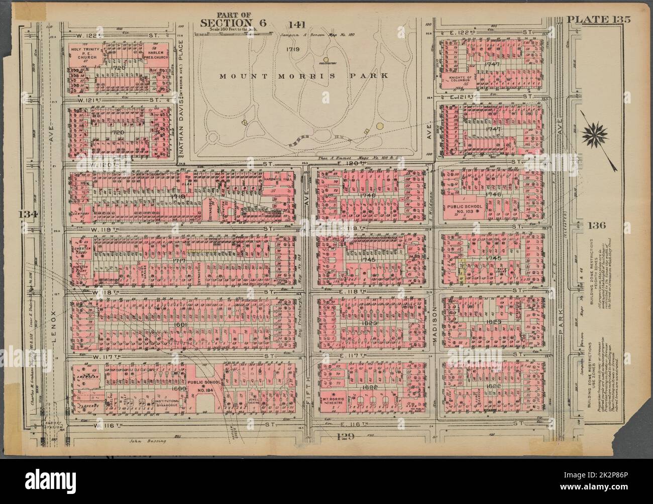 Map of mount morris hi-res stock photography and images - Alamy