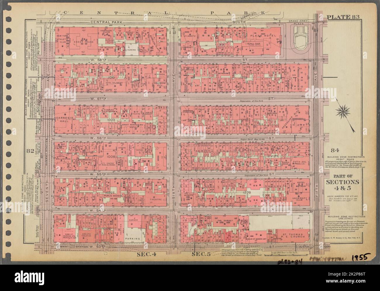 Cartographic, Maps. 1955 - 1956. Lionel Pincus and Princess Firyal Map ...