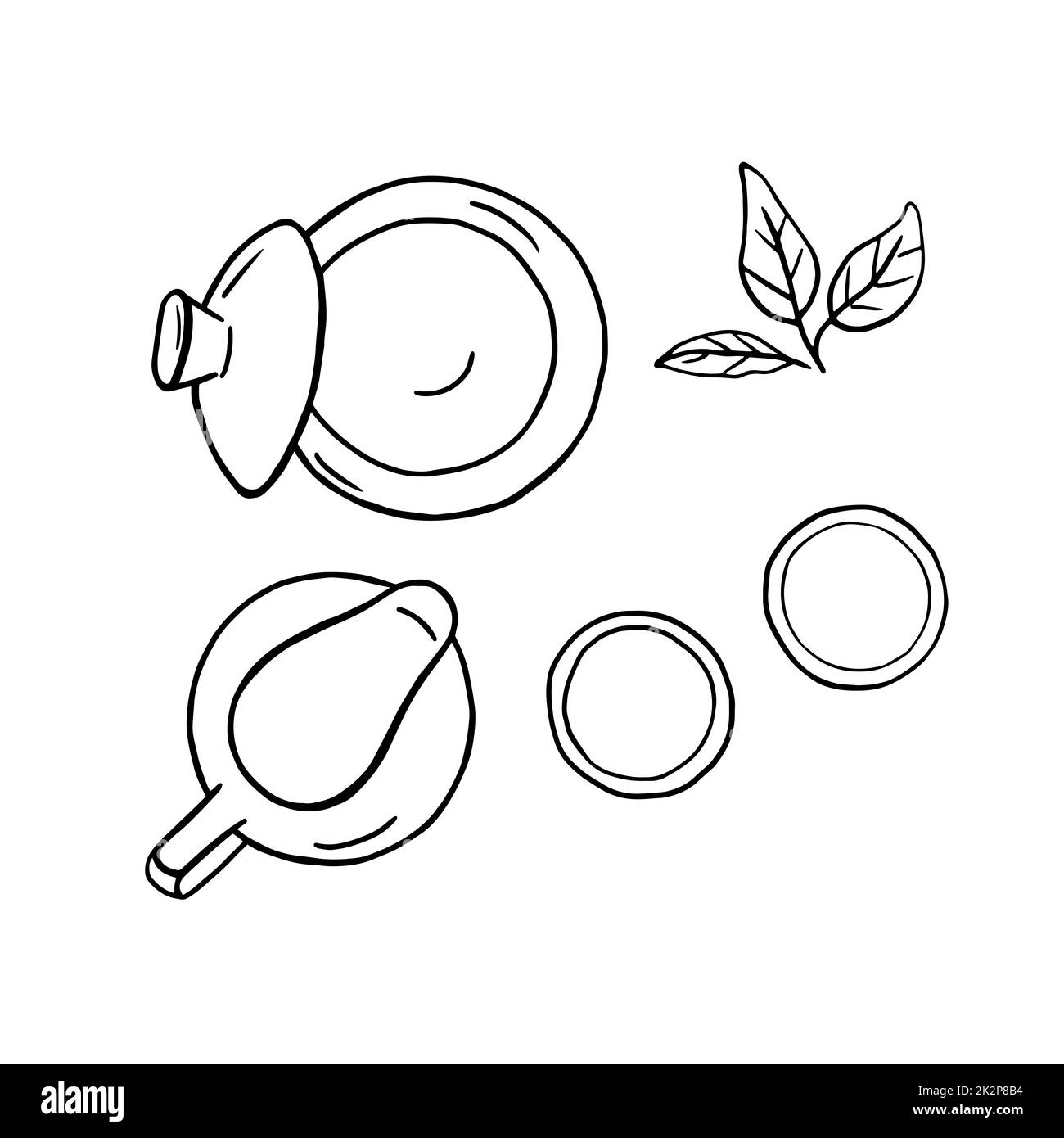 Gaiwan chinese tea ceremony Black and White Stock Photos & Images - Alamy