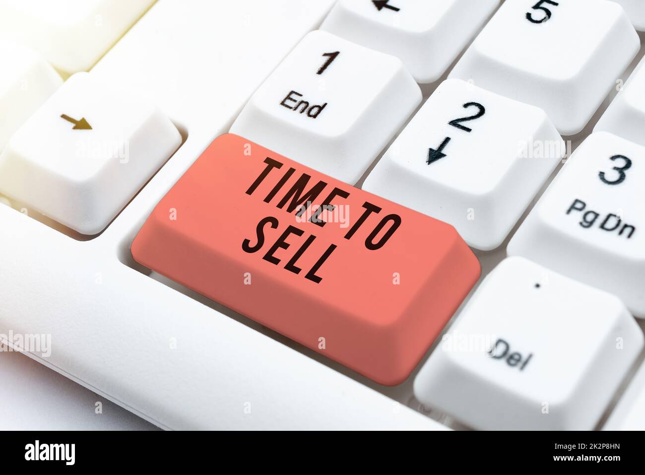 Text caption presenting Time To Sell. Business idea Right moment for ...