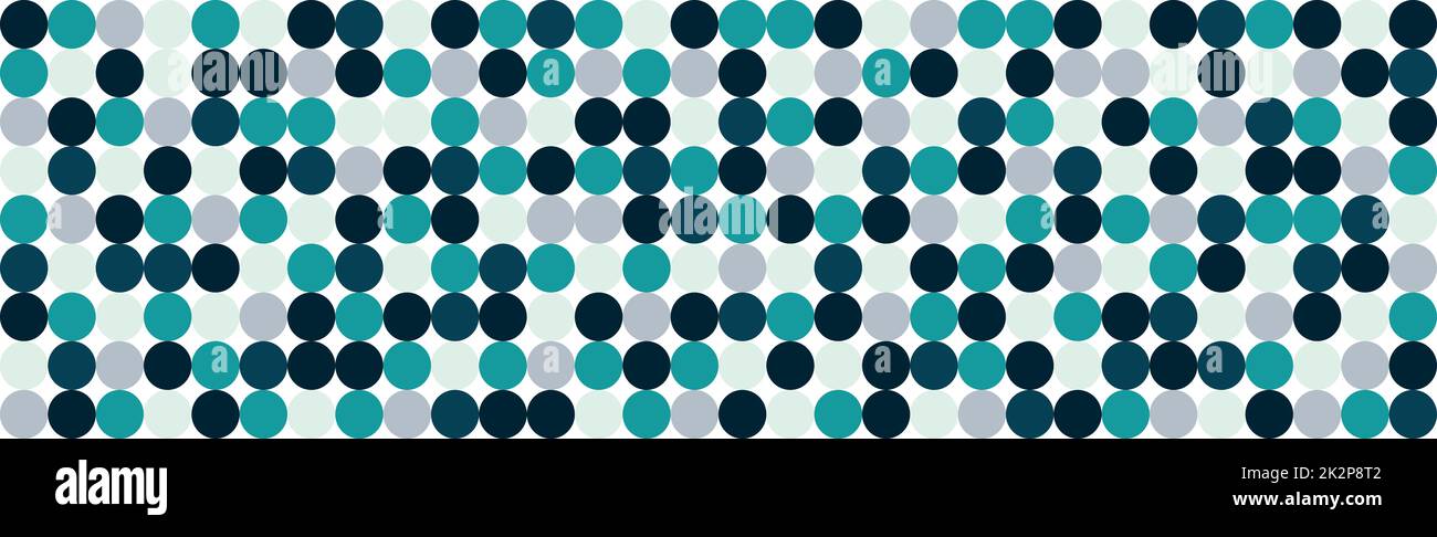 Panoramic abstract background of colorful circles, web template ...