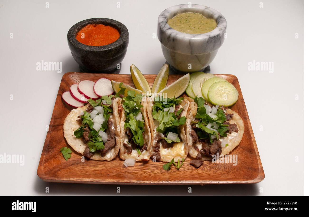 Authentic Mexican Taco Stock Photo - Alamy