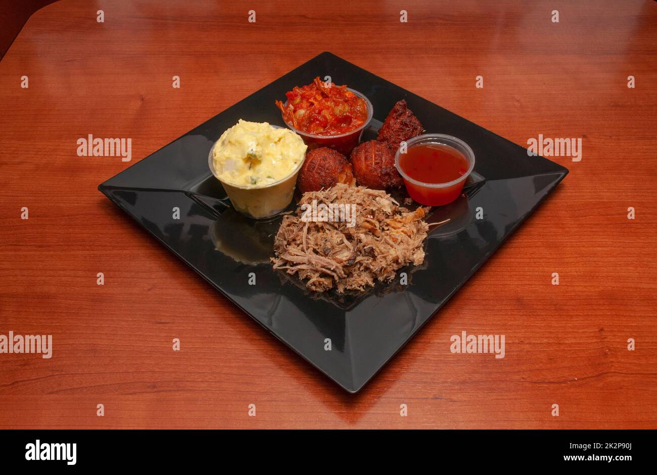Delicious American Barbeque Pork Stock Photo - Alamy