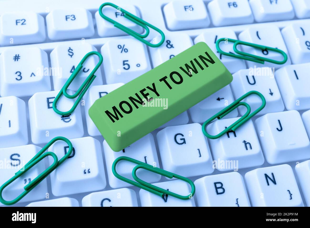 Text caption presenting Money To Win. Business overview Calculating ...