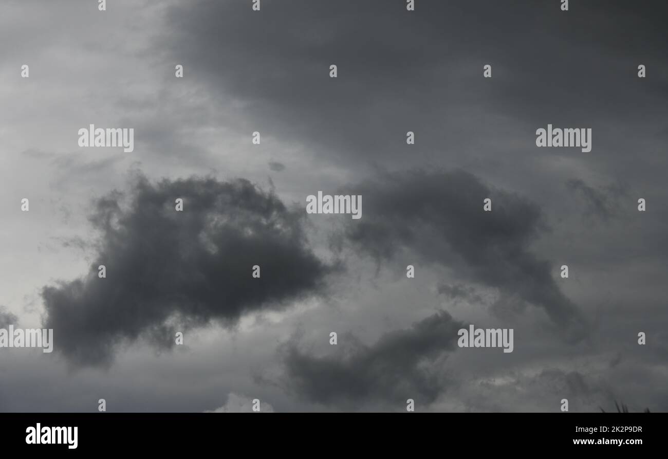 Storm clouds in the Spanish sky, Alicante Province, Costa Blanca, Spain ...