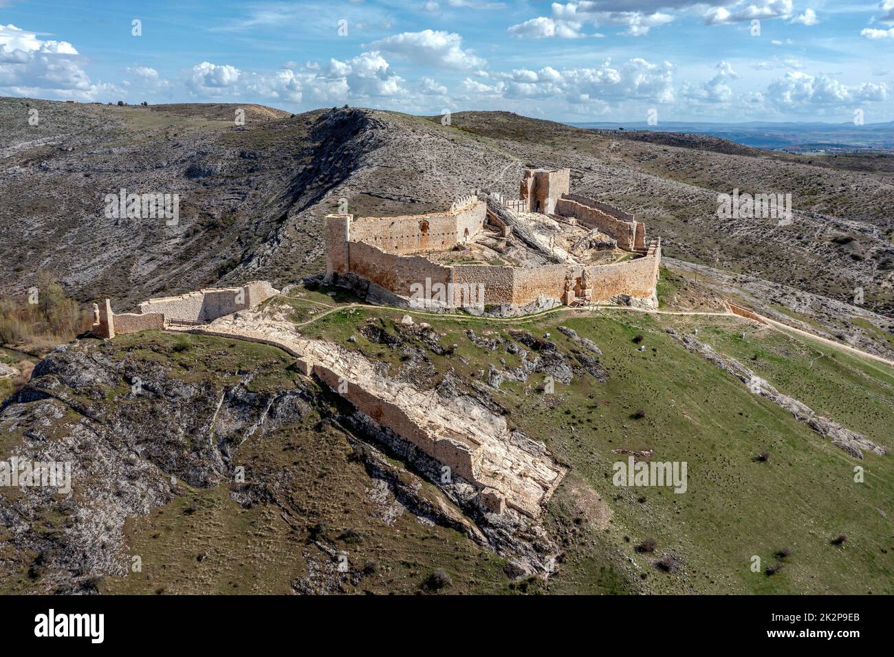 Osma Castle, El Burgo de Osma, Soria Province, Spain Stock Photo - Alamy