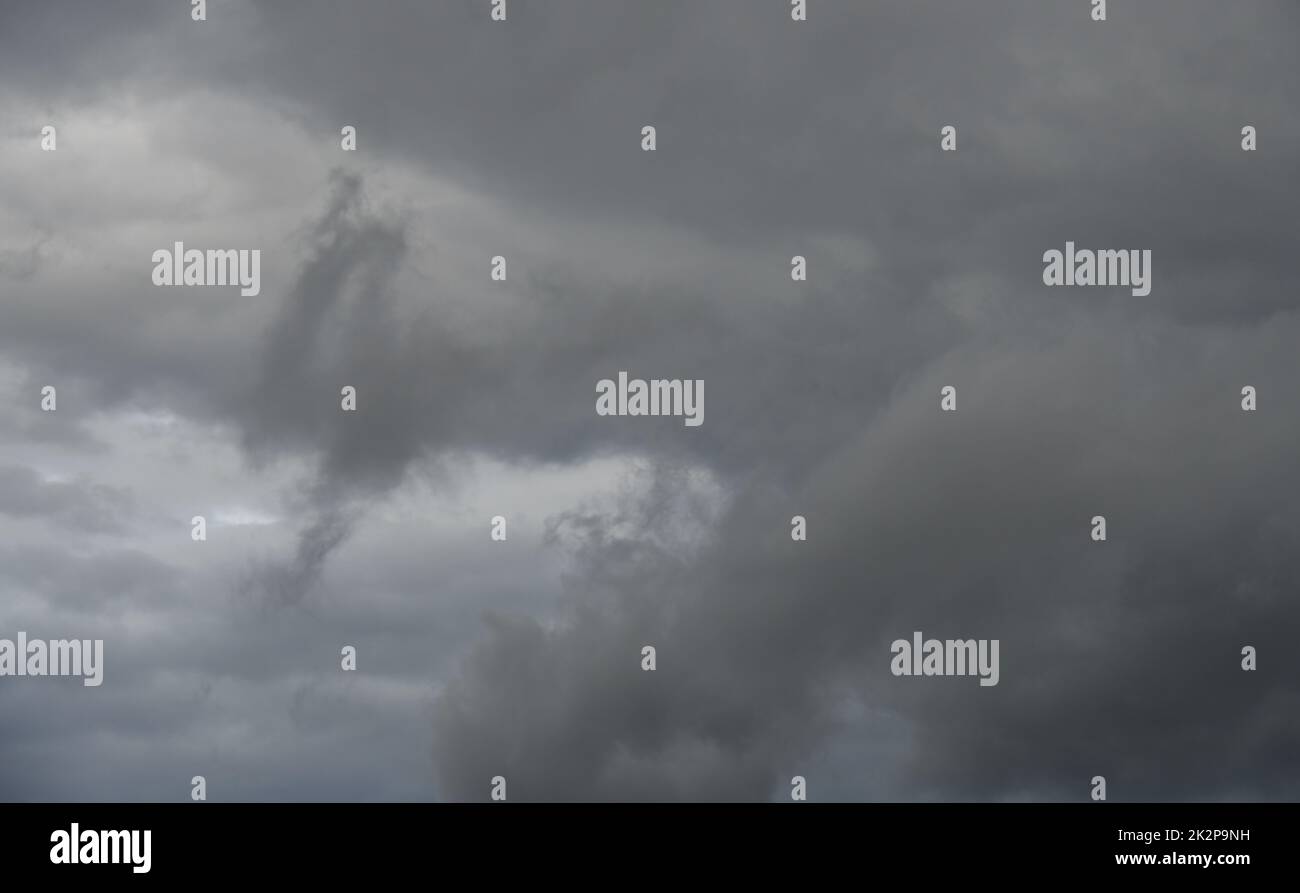Storm clouds in the Spanish sky, Alicante Province, Costa Blanca, Spain ...