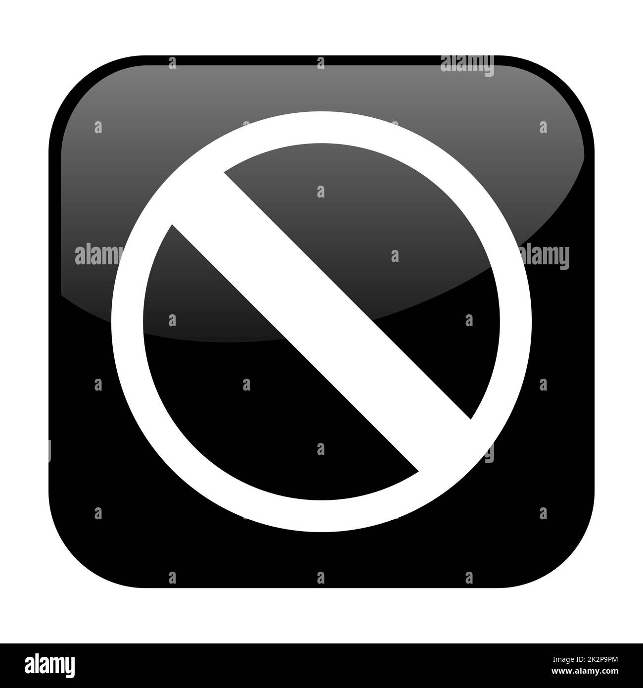 Forbidden icon black website Cut Out Stock Images & Pictures - Alamy
