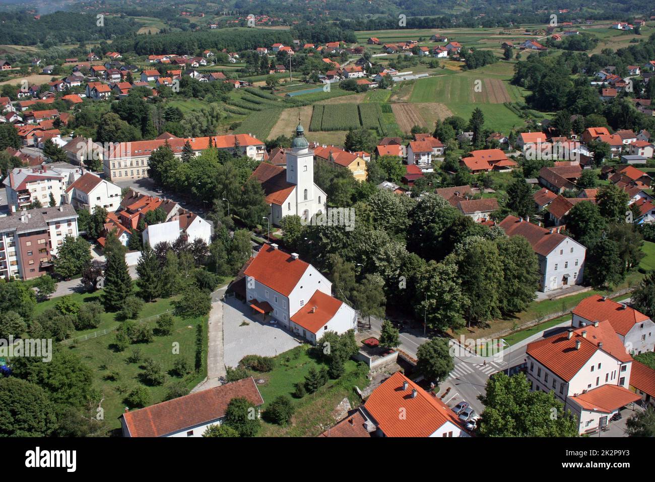 Parish Church of the Holy Trinity in Donja Stubica, Croatia Stock Photo ...