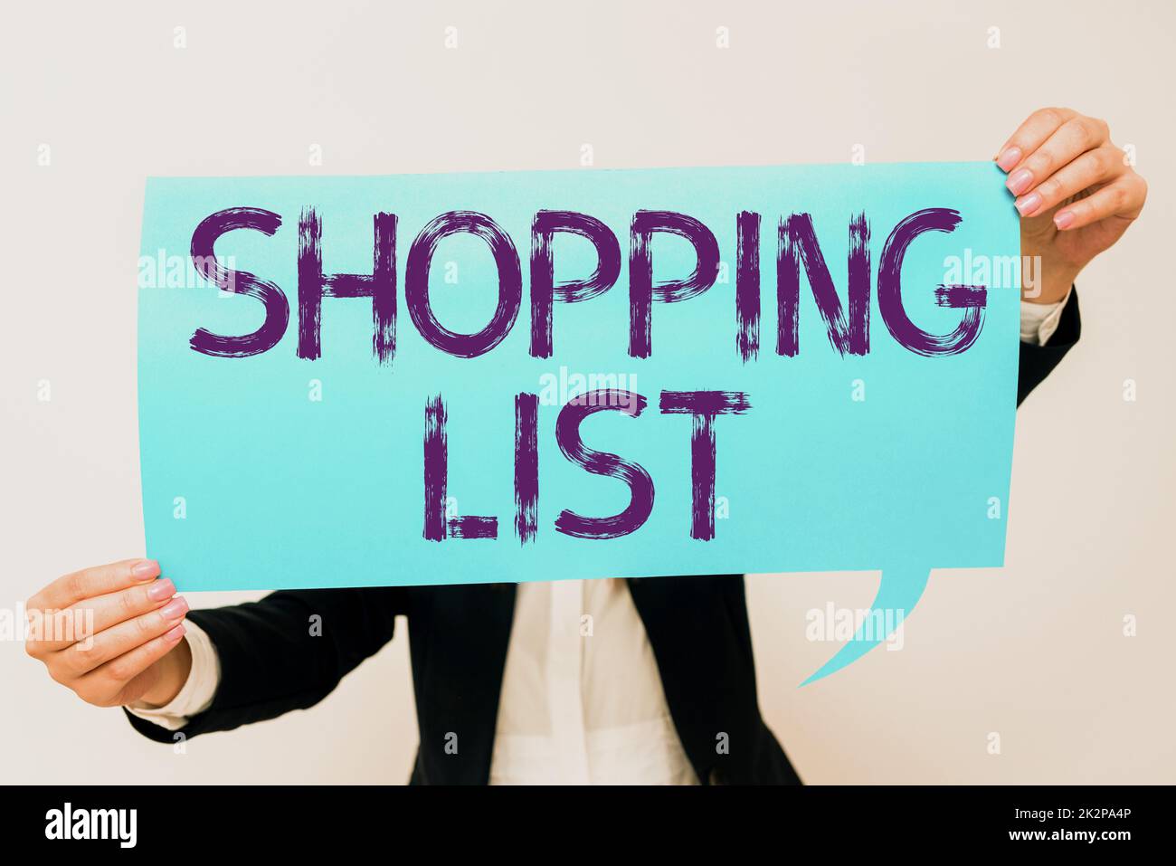 Inspiration showing sign Shopping List. Concept meaning Discipline ...