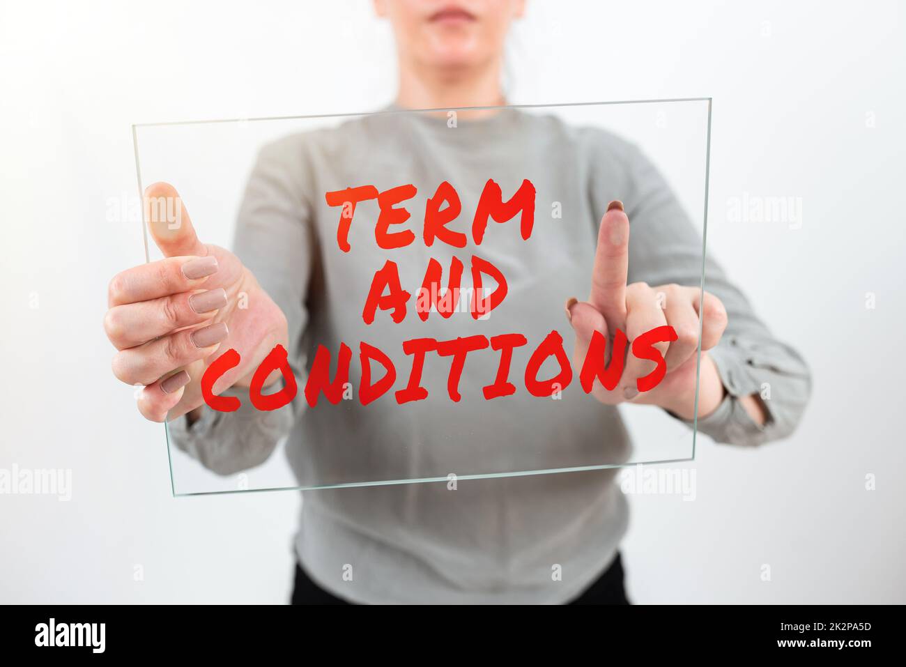 Text sign showing Term And Conditions. Conceptual photo Policies and ...