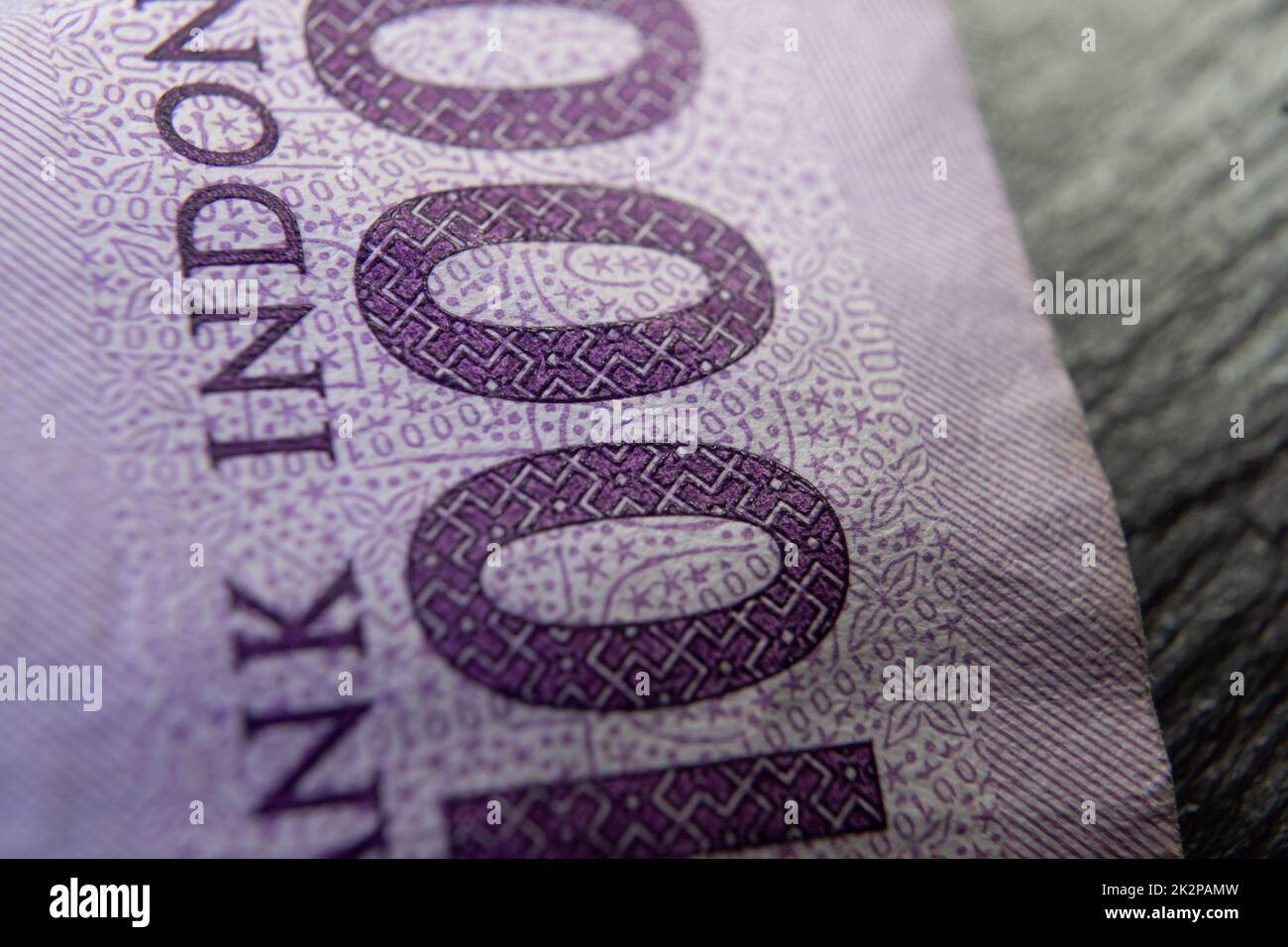 ten thousand rupiahs. macro photography Stock Photo - Alamy