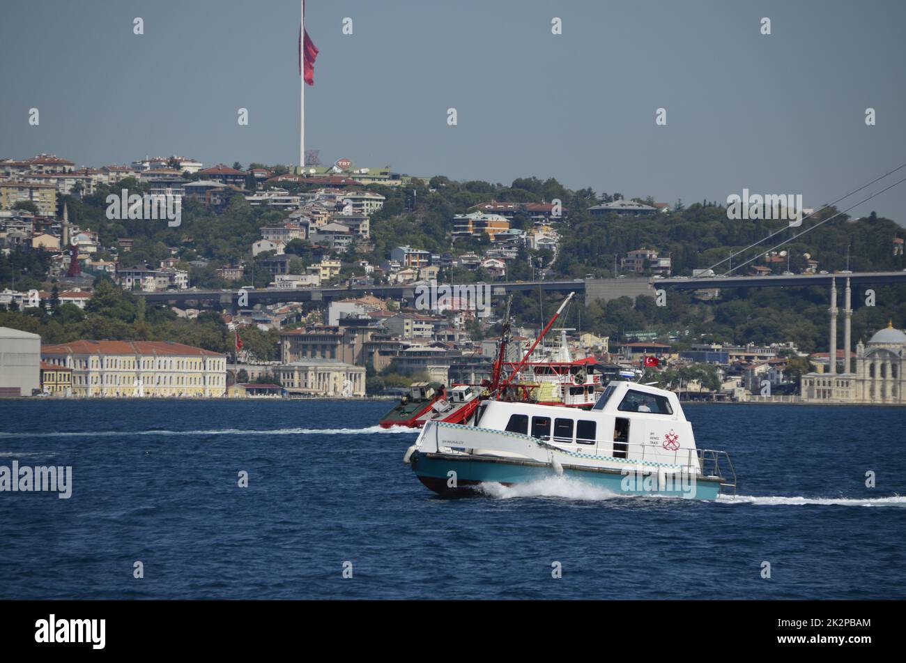 Istanbul, Turkey September 6,2022 : Istanbul Municipality water taxi ...