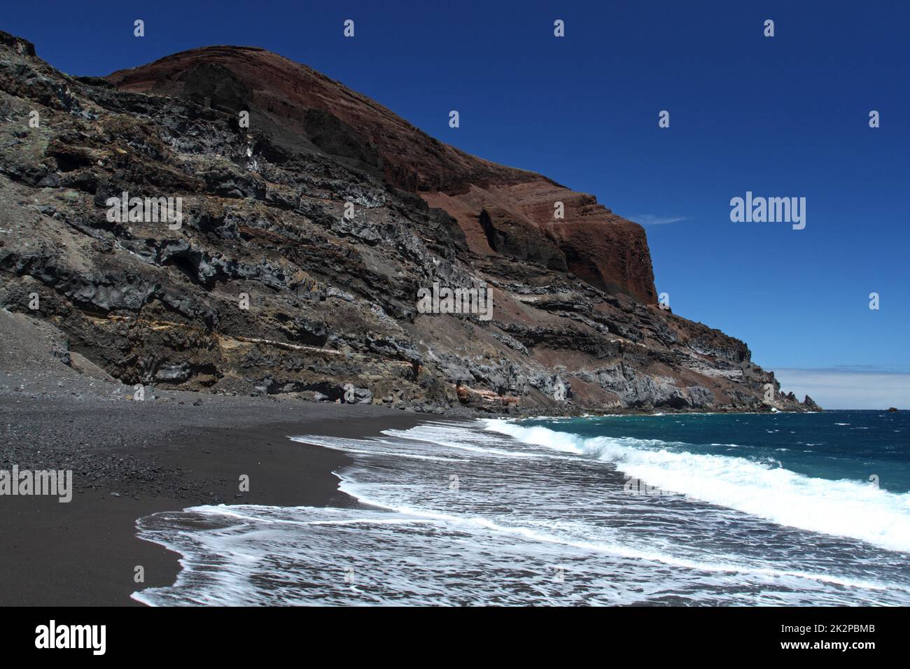 Volcanic beach in La Palma, Canary islands, Spain Stock Photo - Alamy