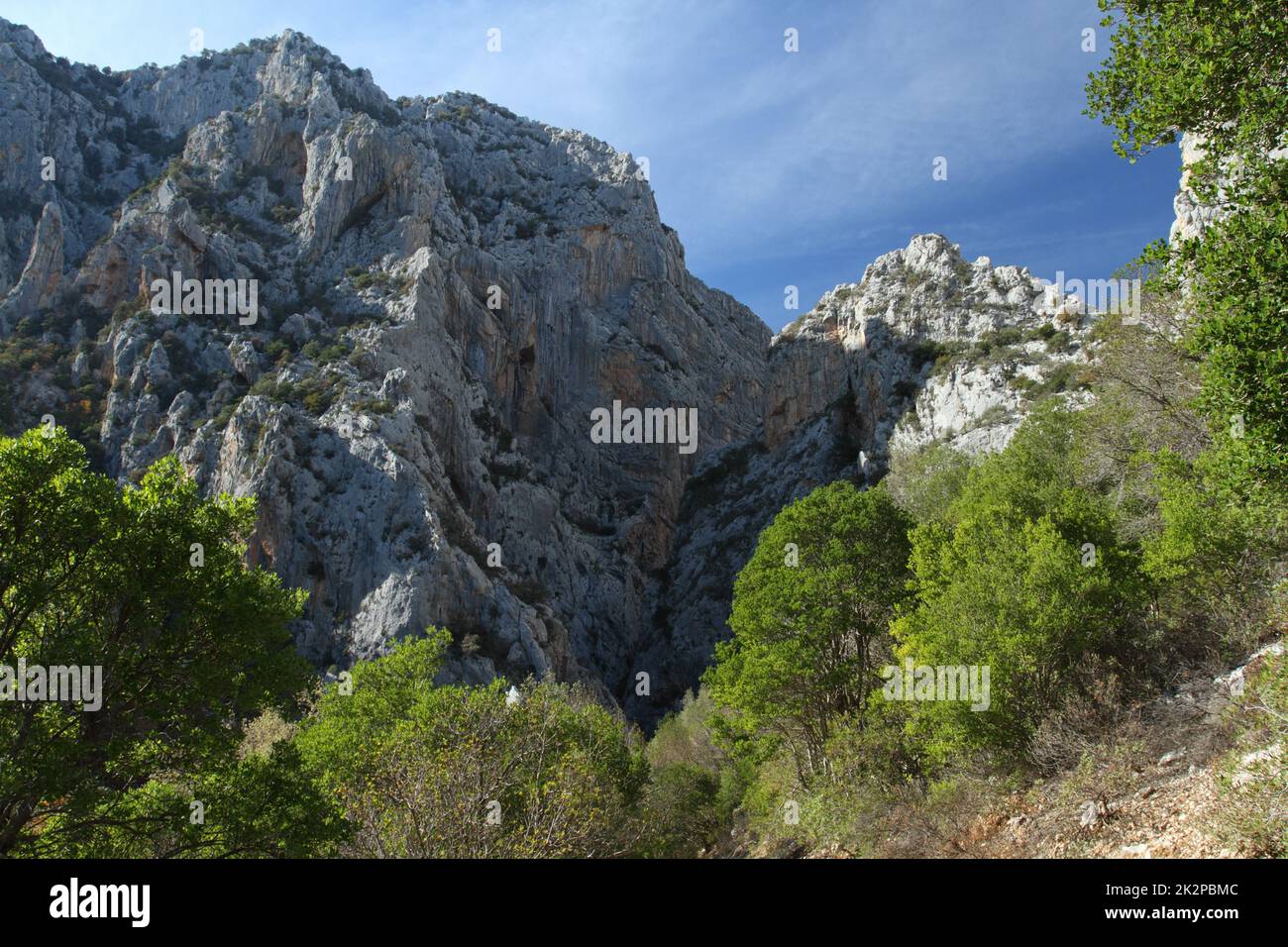 Famous canyon Gorge Gorropu on Sardinia island, Italy Stock Photo - Alamy