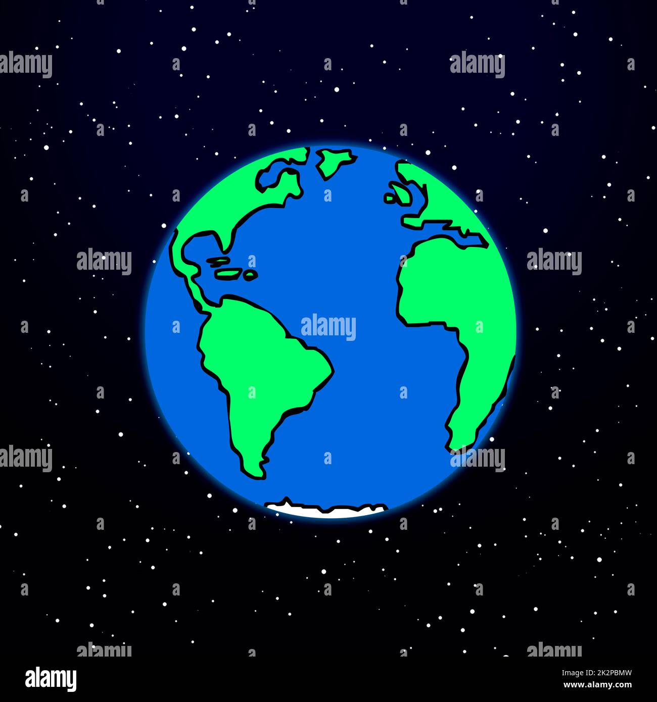 Earth and space Stock Photo - Alamy