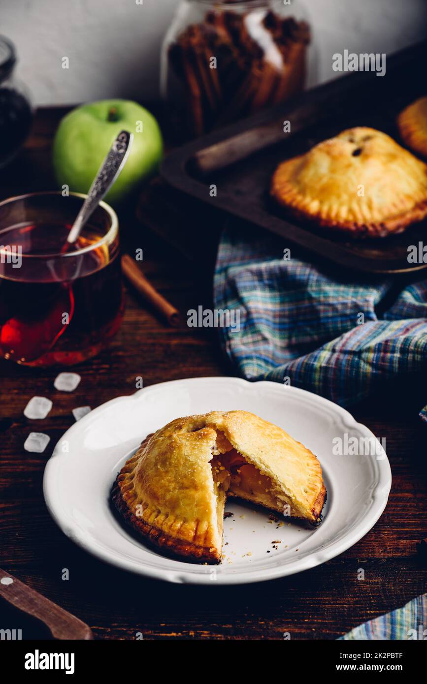 Homemade apple mini pies Stock Photo - Alamy