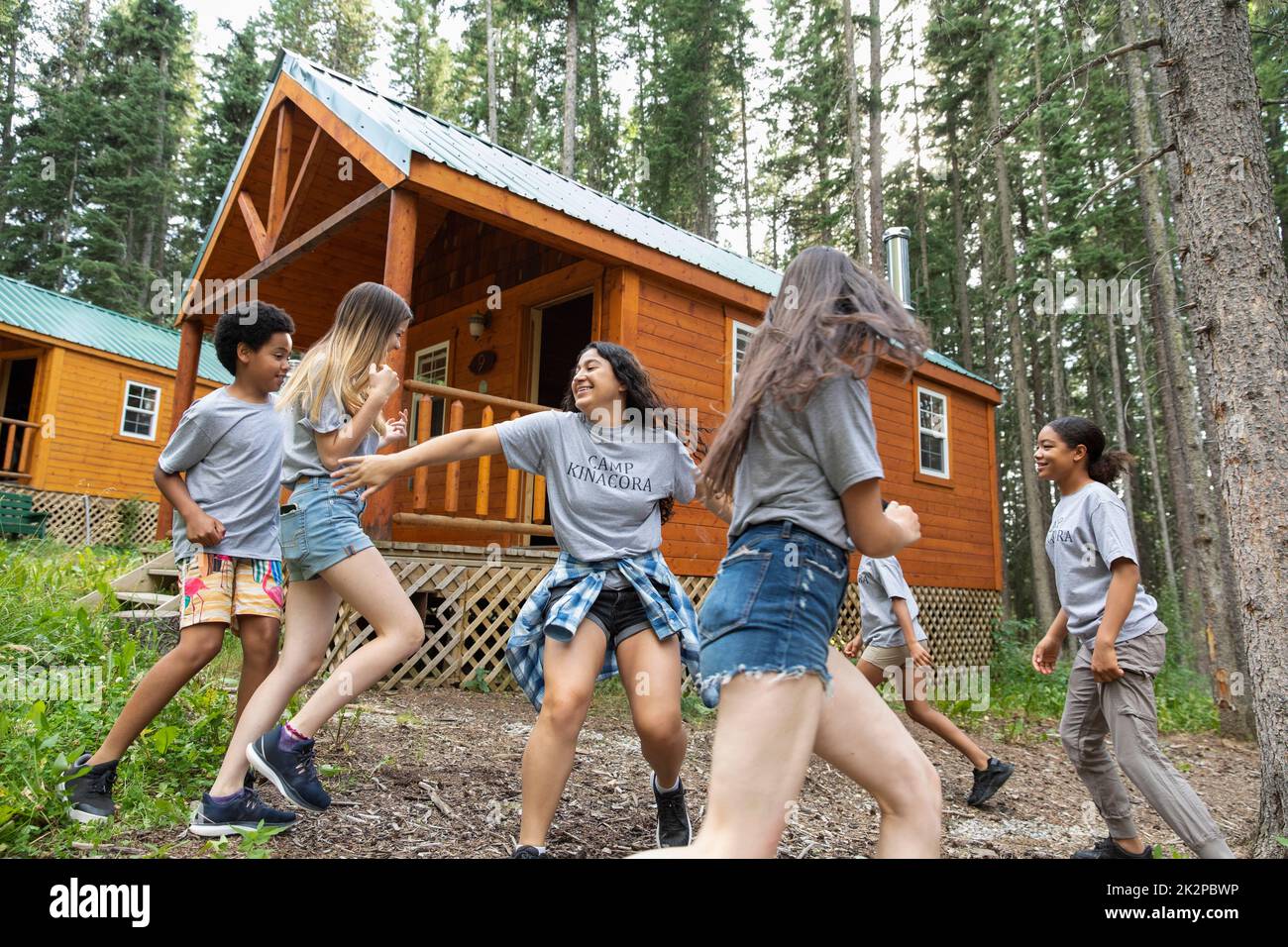 Children Playing Outside