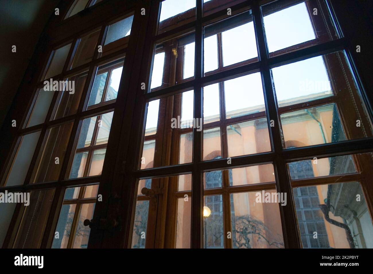 The view from the window of the Stockholm housing Stock Photo - Alamy
