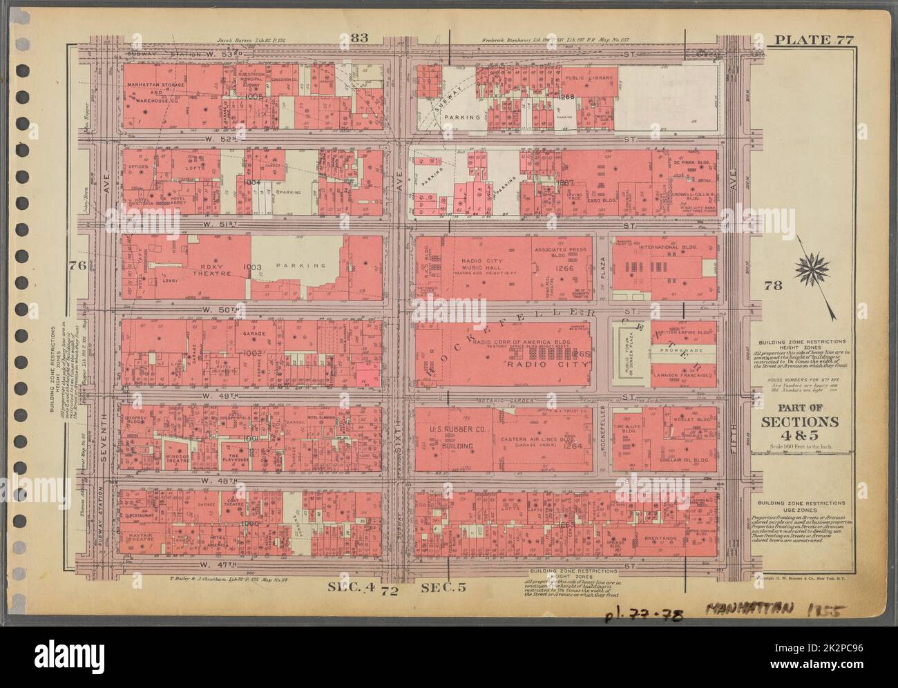Cartographic, Maps. 1955 - 1956. Lionel Pincus and Princess Firyal Map ...