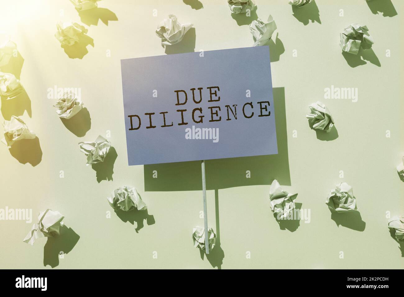 Inspiration showing sign Due Diligence. Concept meaning Comprehensive ...