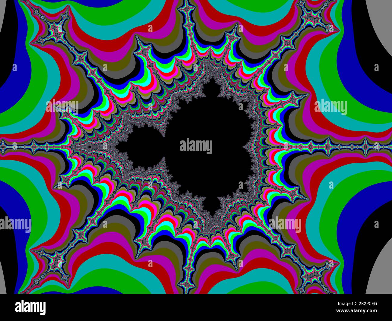 Colour fractal background Stock Photo - Alamy