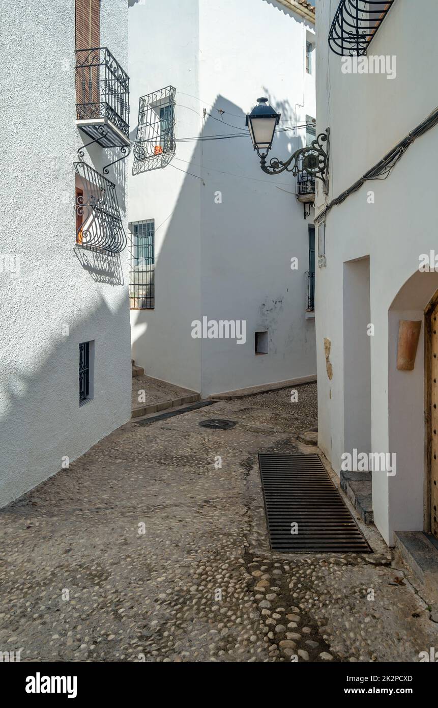 Architecture in the beautiful village of Altea, Spain Stock Photo - Alamy