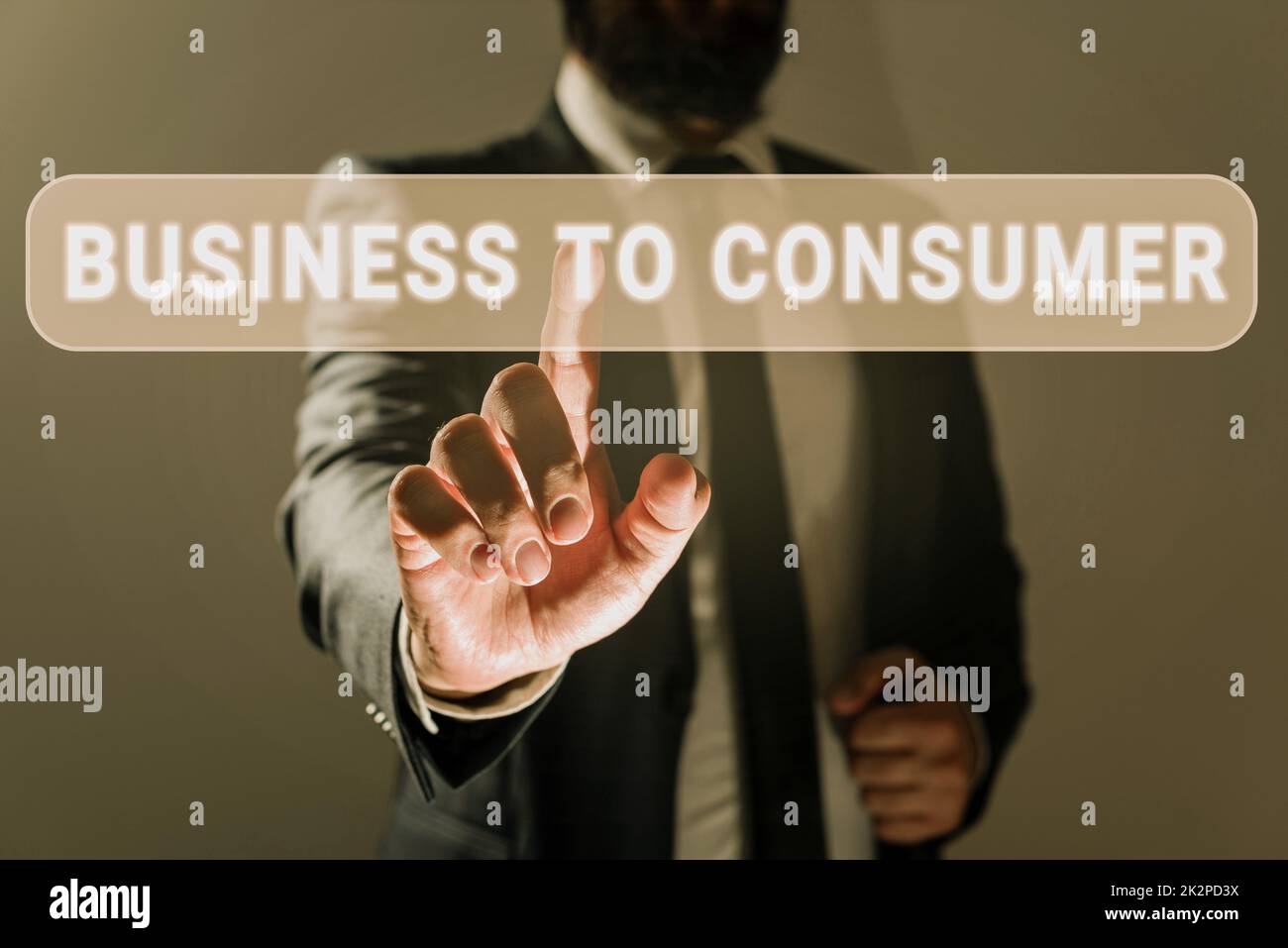 Sign displaying Business To Consumer. Business idea Direct Transaction ...