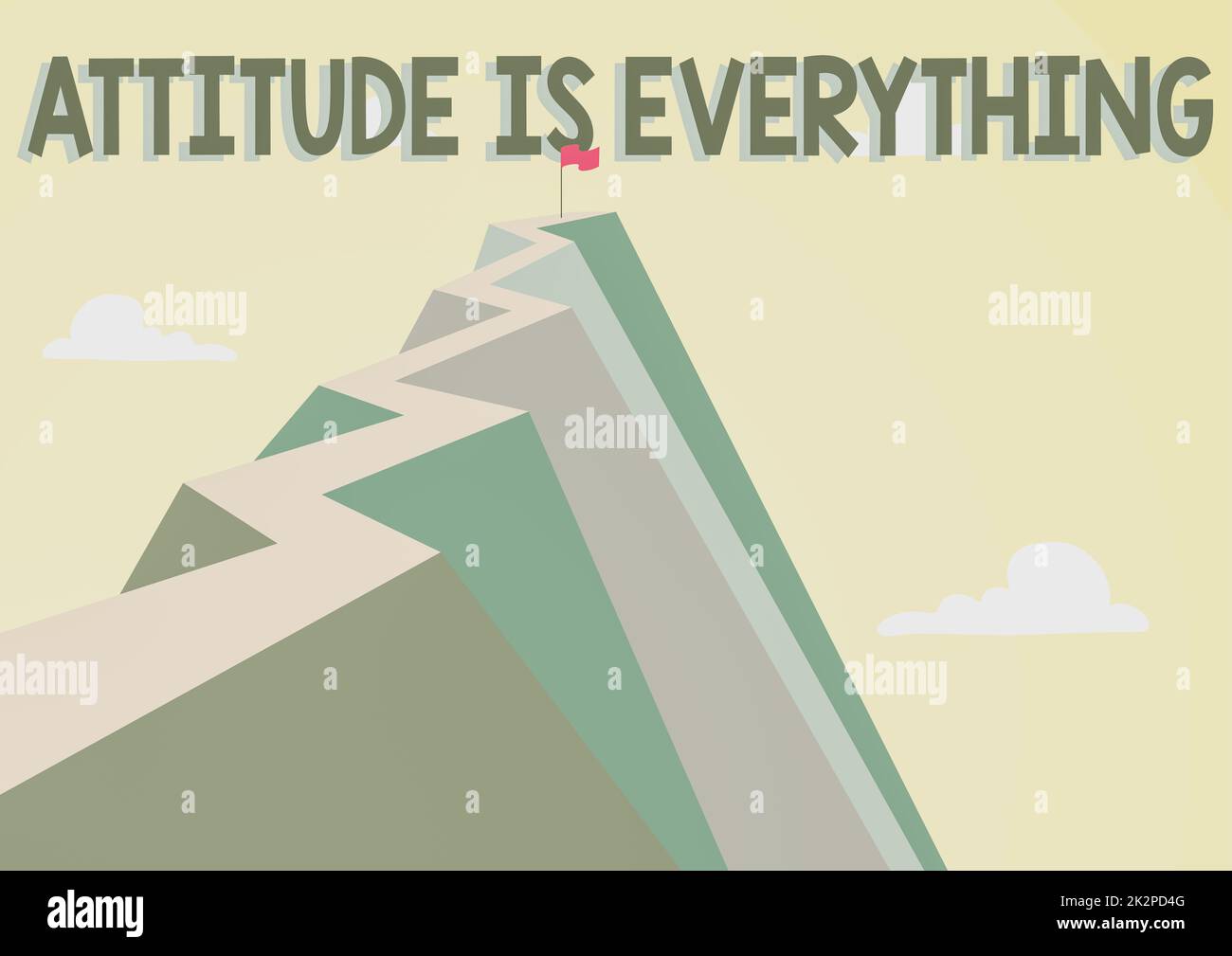 Conceptual display Attitude Is Everything. Business approach Positive ...