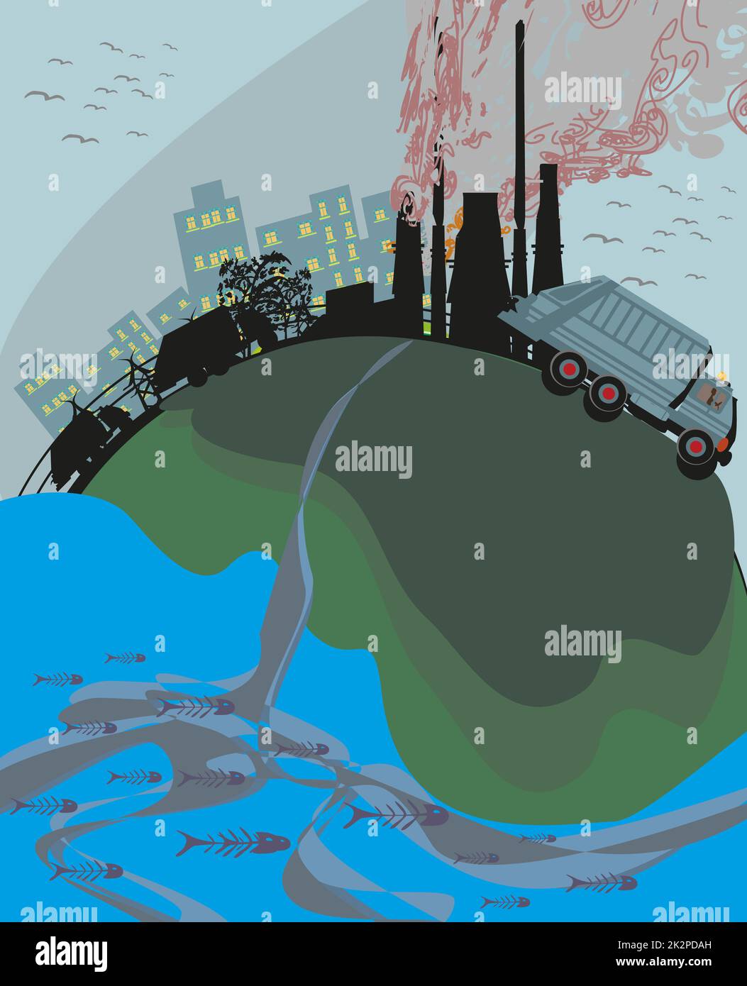 Polluted cities hi-res stock photography and images - Alamy