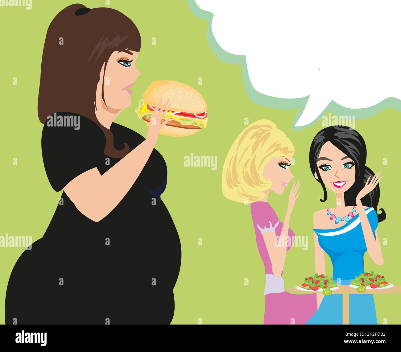 Two fat ladies hi-res stock photography and images - Alamy